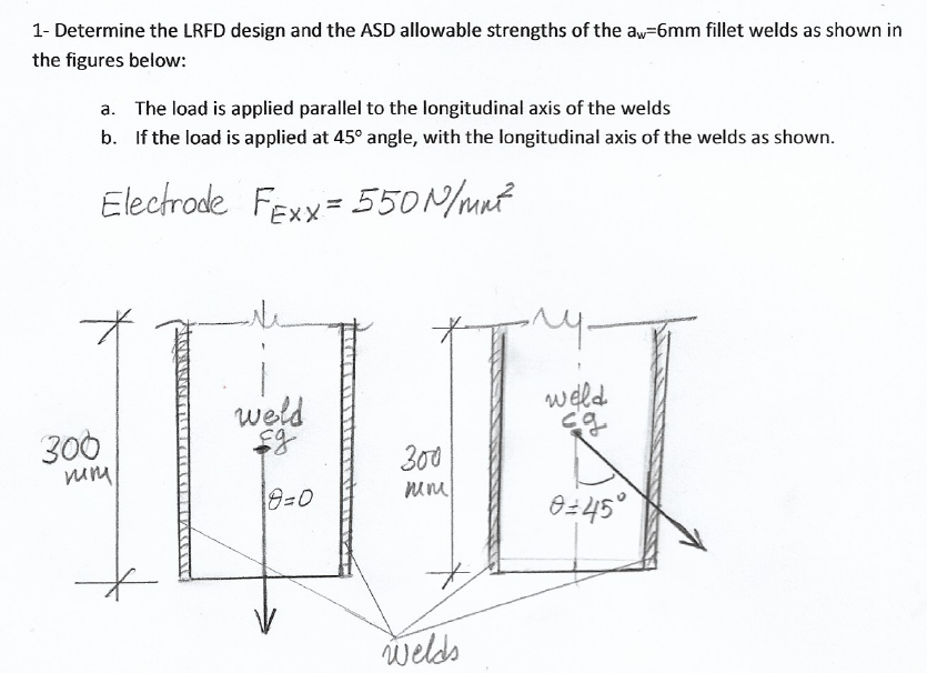 Solved 1- Determine the LRFD design and the ASD allowable | Chegg.com