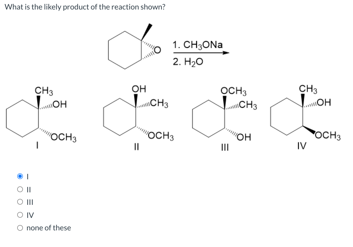 Solved What is the likely product of the reaction shown? С. | Chegg.com