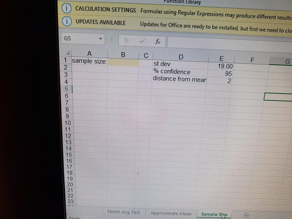 Solved Library CALCULATION SETTINGS Formulas Using Regular Chegg