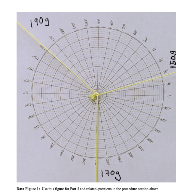 Solved Draw the scaled forces (tensions) from Data Figure | Chegg.com