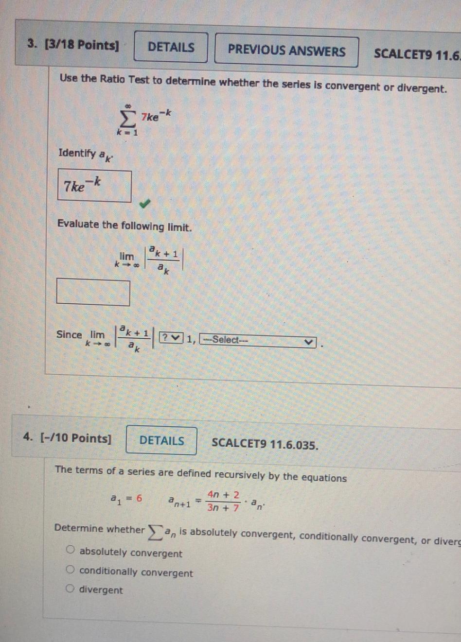 Solved 3. [3/18 Points] DETAILS PREVIOUS ANSWERS SCALCET9 | Chegg.com