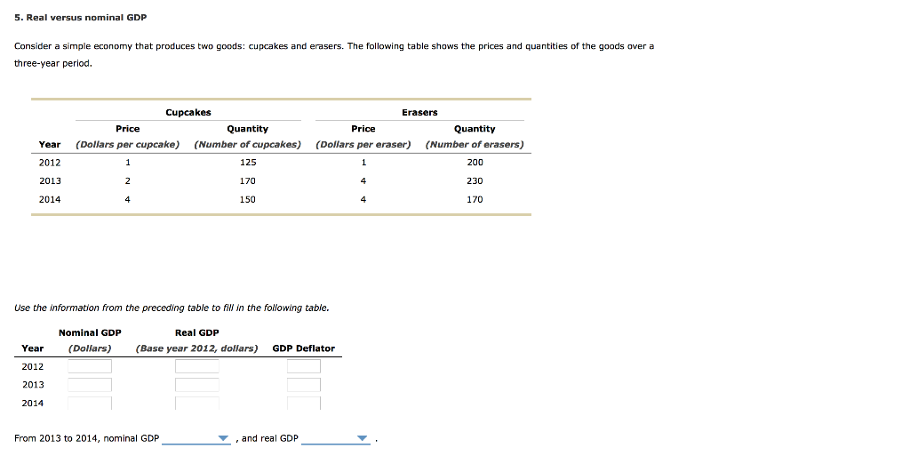 Solved Use The Information From The Preceding Table To