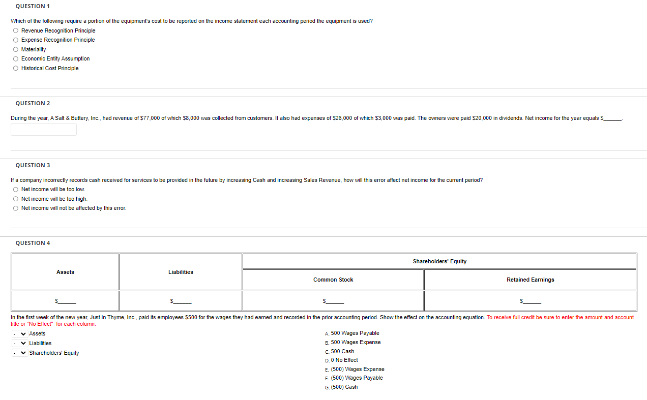 Solved Which of the following require a portion of the | Chegg.com