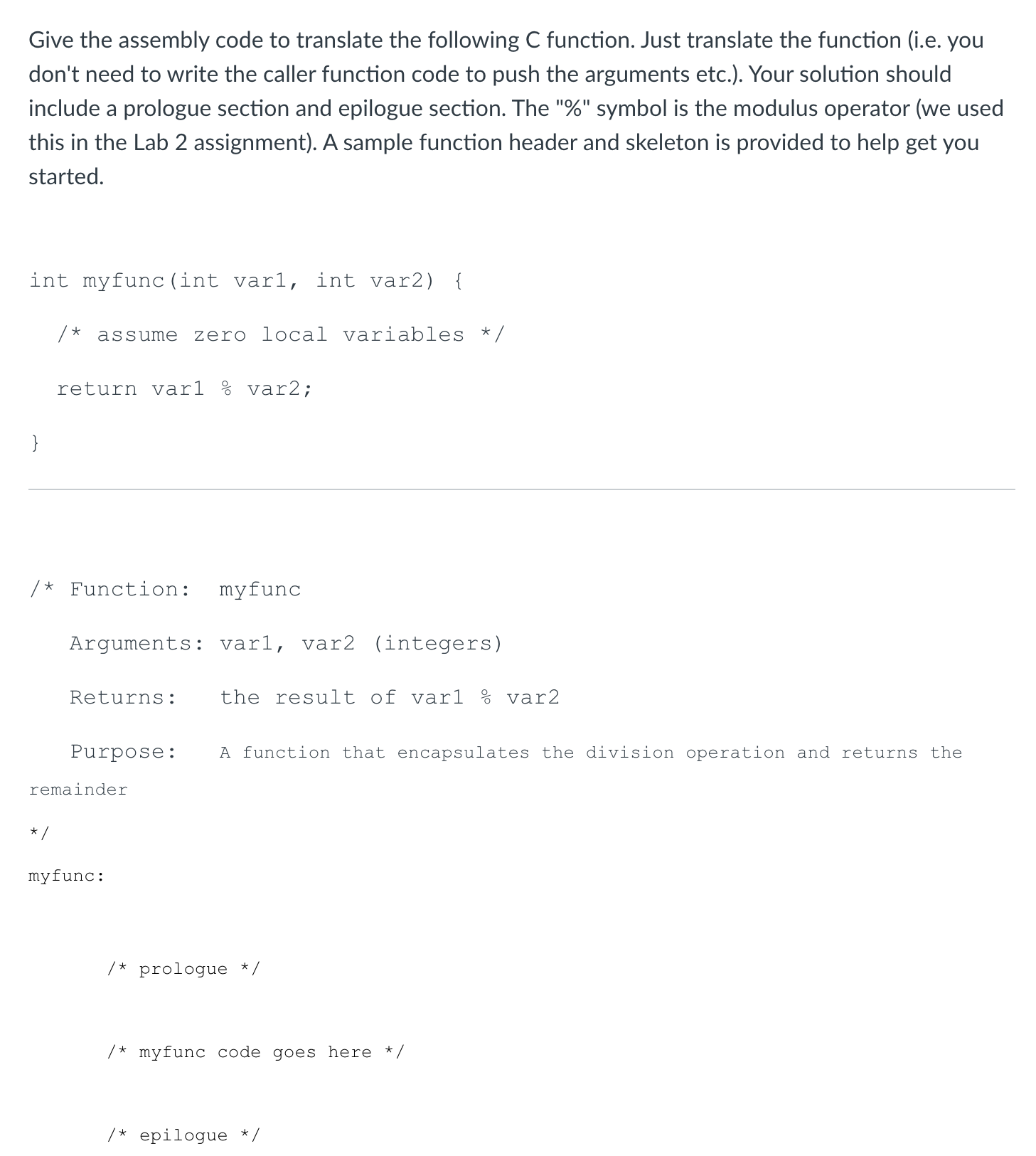 Solved Give the assembly code to translate the following C | Chegg.com