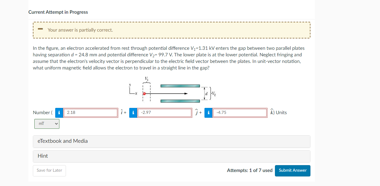Solved In The Figure An Electron Accelerated From Rest