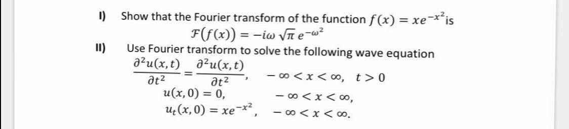 Solved 1) 11) Show that the Fourier transform of the | Chegg.com