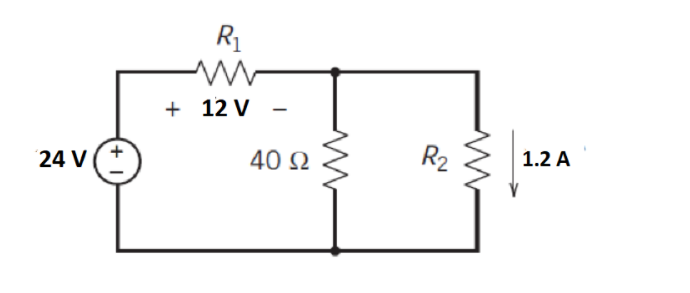 Solved 1)Determine Resistor Values R1 and R2 2_Determine the | Chegg.com