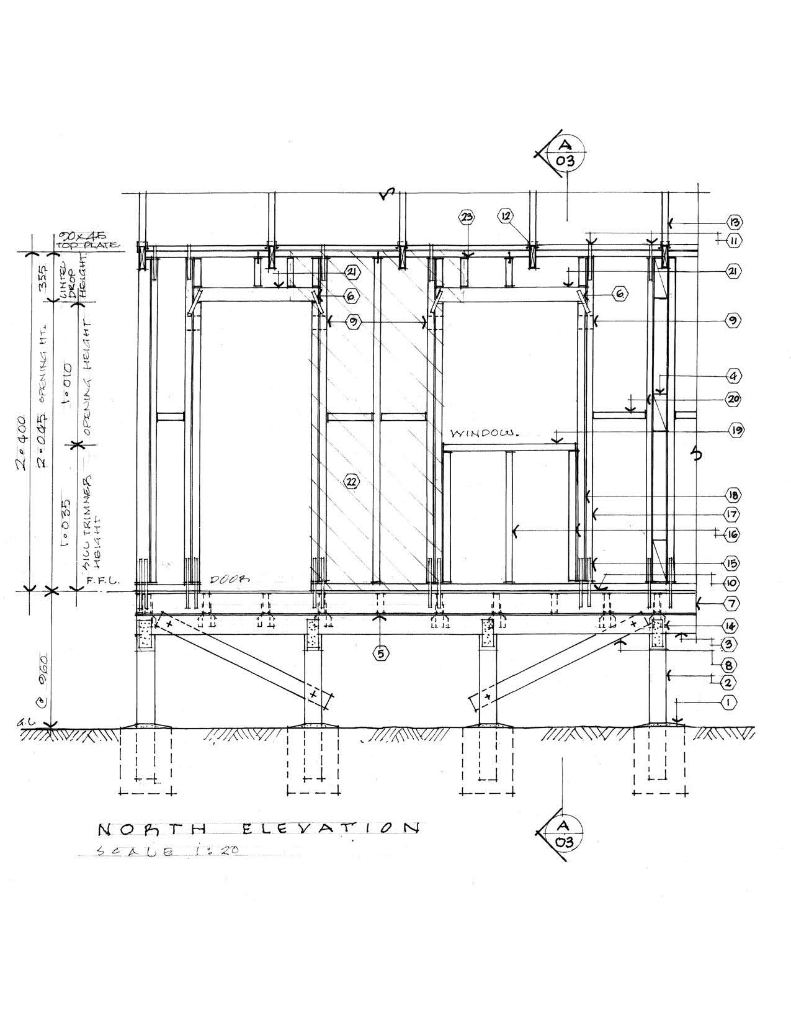 Solved For the following Floorplan, Subfloor Plan, Elevation | Chegg.com