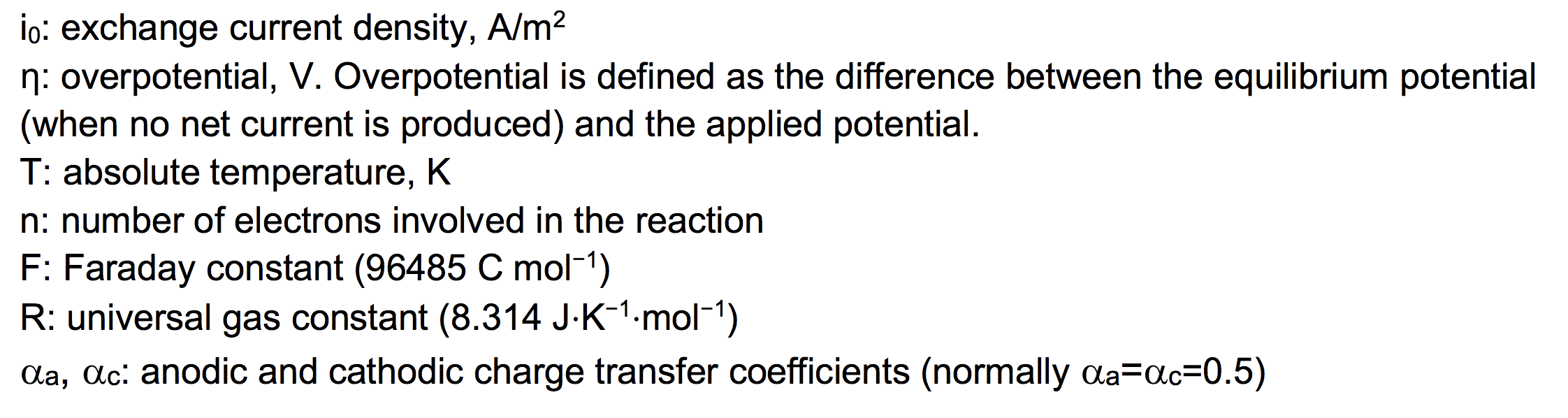 Solved QUESTION 3 Use Tafel equation to estimate the current | Chegg.com