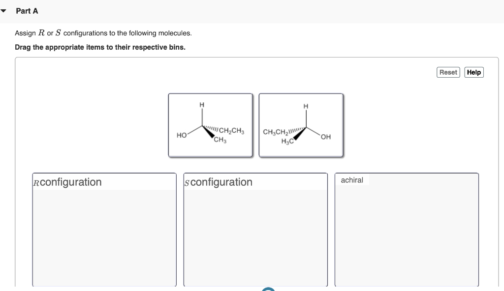 Solved Part A Assign R or S configurations to the following | Chegg.com