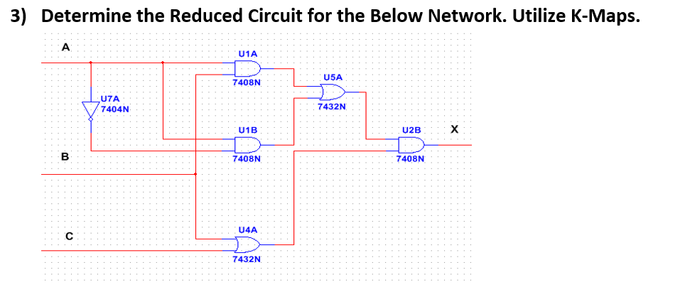 Solved 3) Determine the Reduced Circuit for the Below | Chegg.com