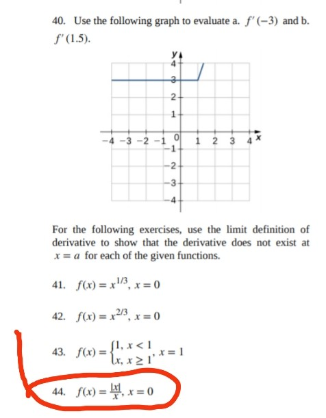Solved For the following functions, a. use Equation 3.4 to | Chegg.com