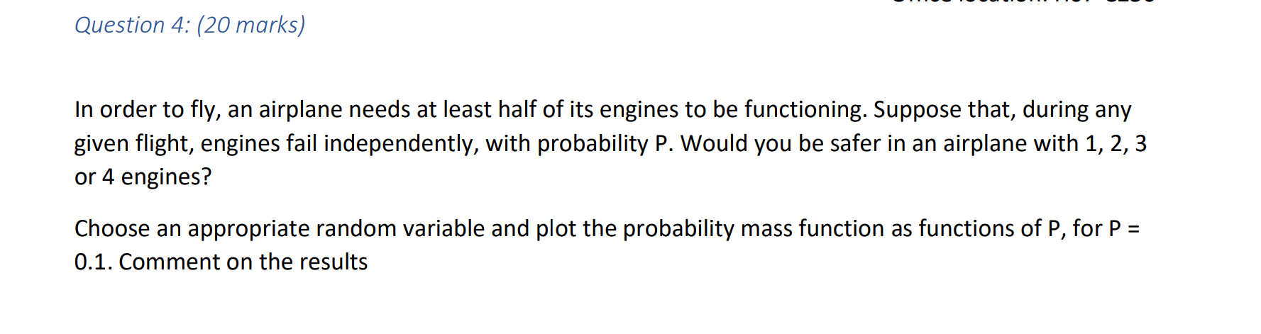 Solved In order to fly, an airplane needs at least half of | Chegg.com