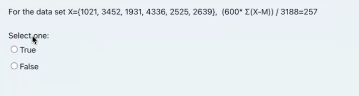 Solved For the data set | Chegg.com