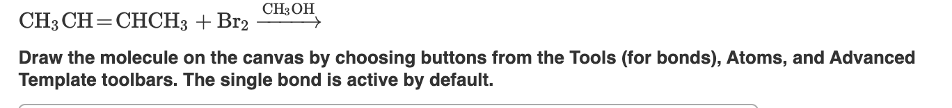 Solved CH3 CH2=CCH2 + Cl, CH;OH Draw the molecule on the | Chegg.com
