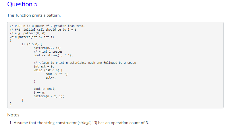 Solved Modify The Function To Count The Number Of Operations 7836