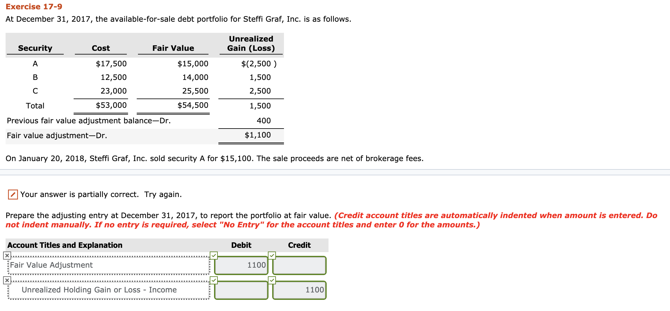 Solved Accumulated Other Comprehensive Loss Allowance for | Chegg.com
