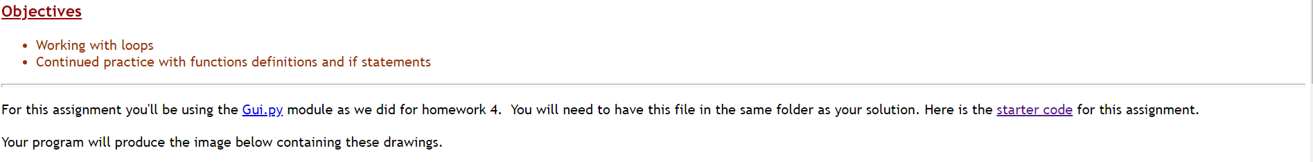 Objectives • Working with loops • Continued practice | Chegg.com
