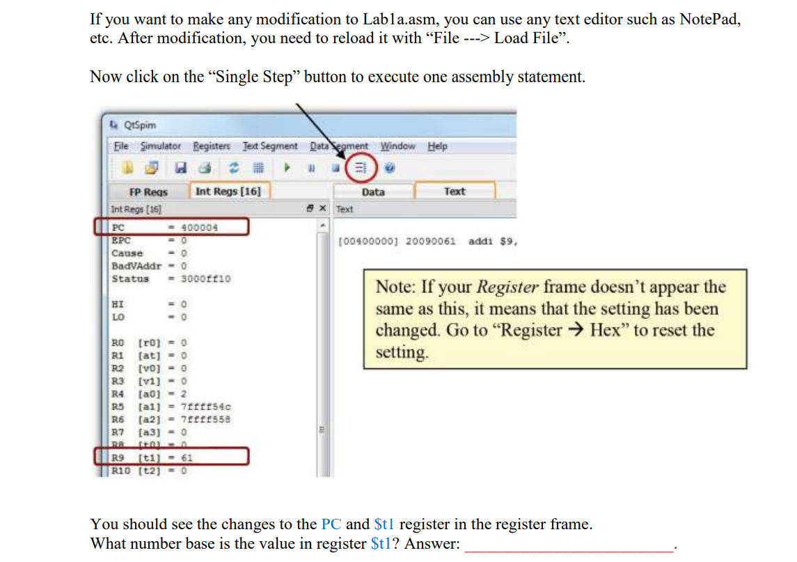Solved If you want to make any modification to Labla.asm, | Chegg.com