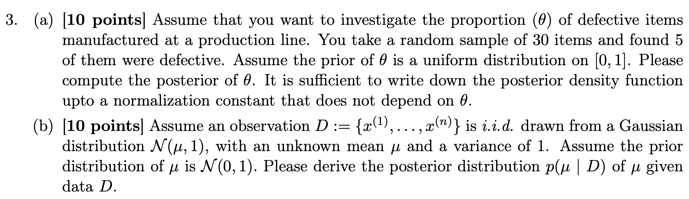 Solved (a) [10 ﻿points] ﻿Assume that you want to | Chegg.com