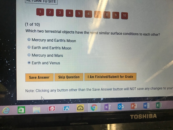 Solved astronomy questions on planet surfaces and | Chegg.com