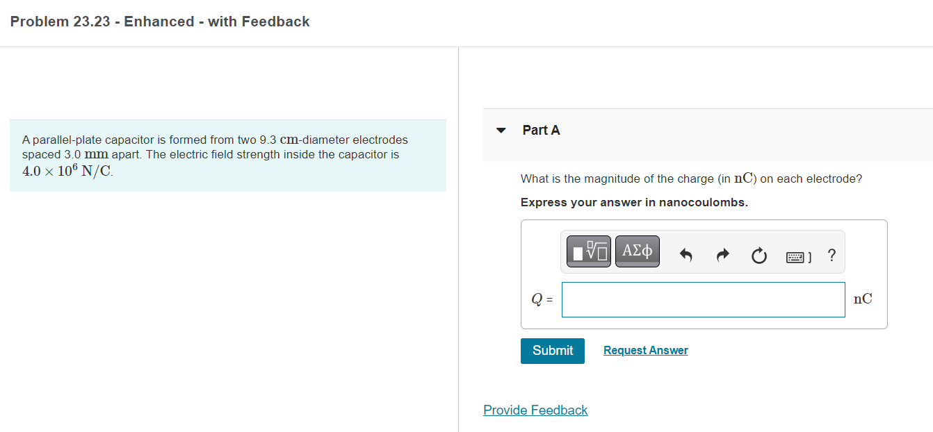 Solved Problem 23.23 - Enhanced - with Feedback A | Chegg.com