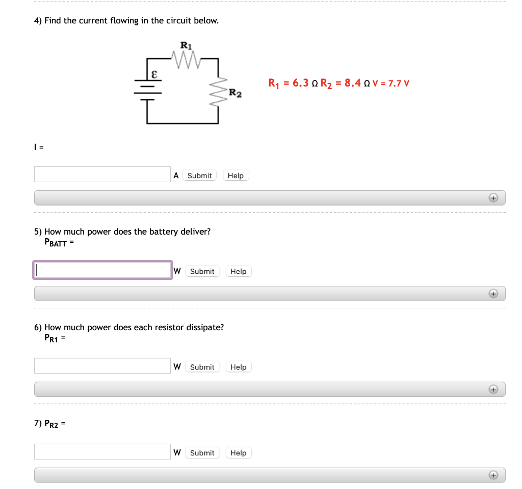 Solved 4 Find The Current Flowing In The Circuit Below