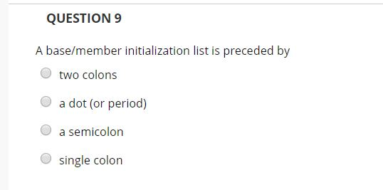 Solved Question 8 Consider The Class Inheritance Class B 