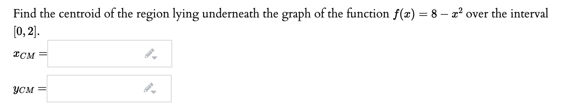 Solved Find the centroid of the region lying underneath the | Chegg.com