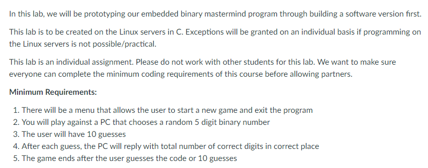 Solved In this lab, we will be prototyping our embedded | Chegg.com