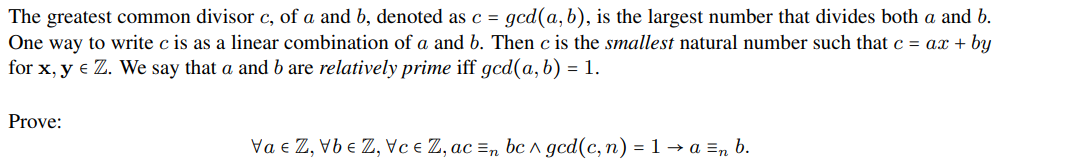 Solved The greatest common divisor c, of a and b, denoted as | Chegg.com