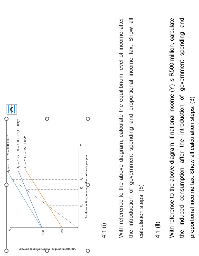 Solved With reference to the above diagram, calculate the | Chegg.com