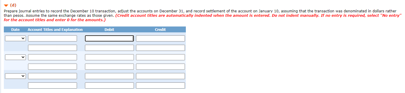 Solved Exercise 12-2 During December of the current year, | Chegg.com