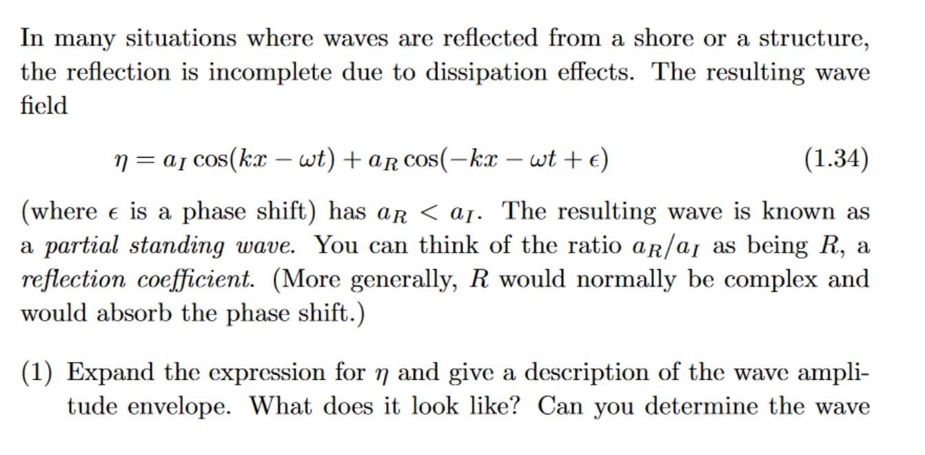 Solved In many situations where waves are reflected from a | Chegg.com