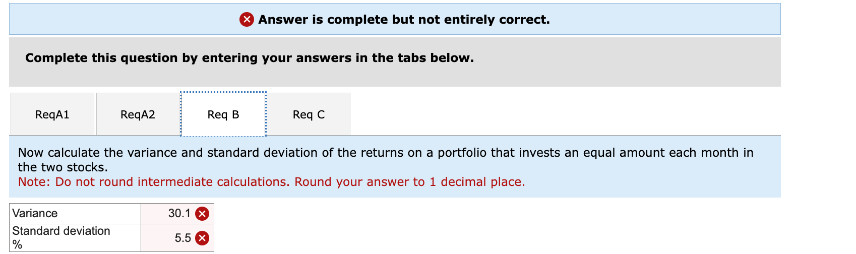 Solved Answer is complete but not entirely correct. | Chegg.com