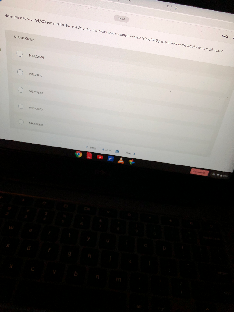 Solved X + Noma plans to save $4,500 per year for the next | Chegg.com
