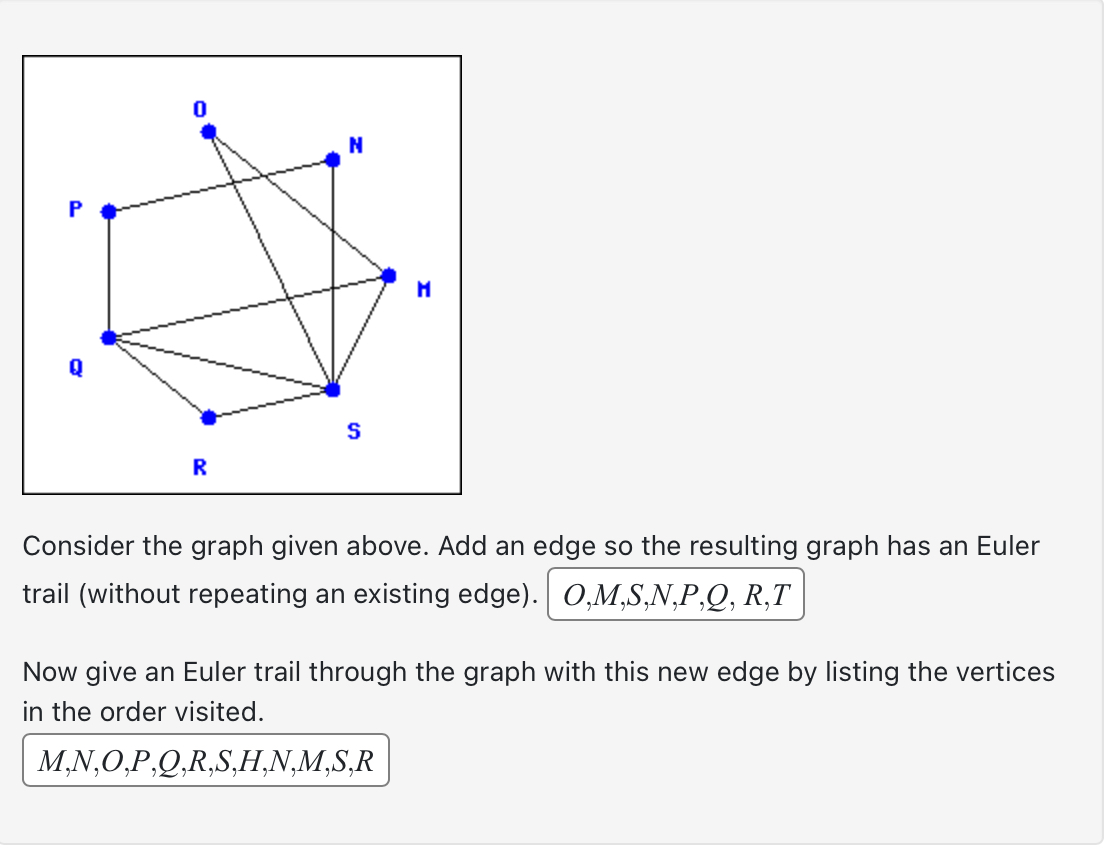 Solved Consider the graph given above. Add an edge so the | Chegg.com