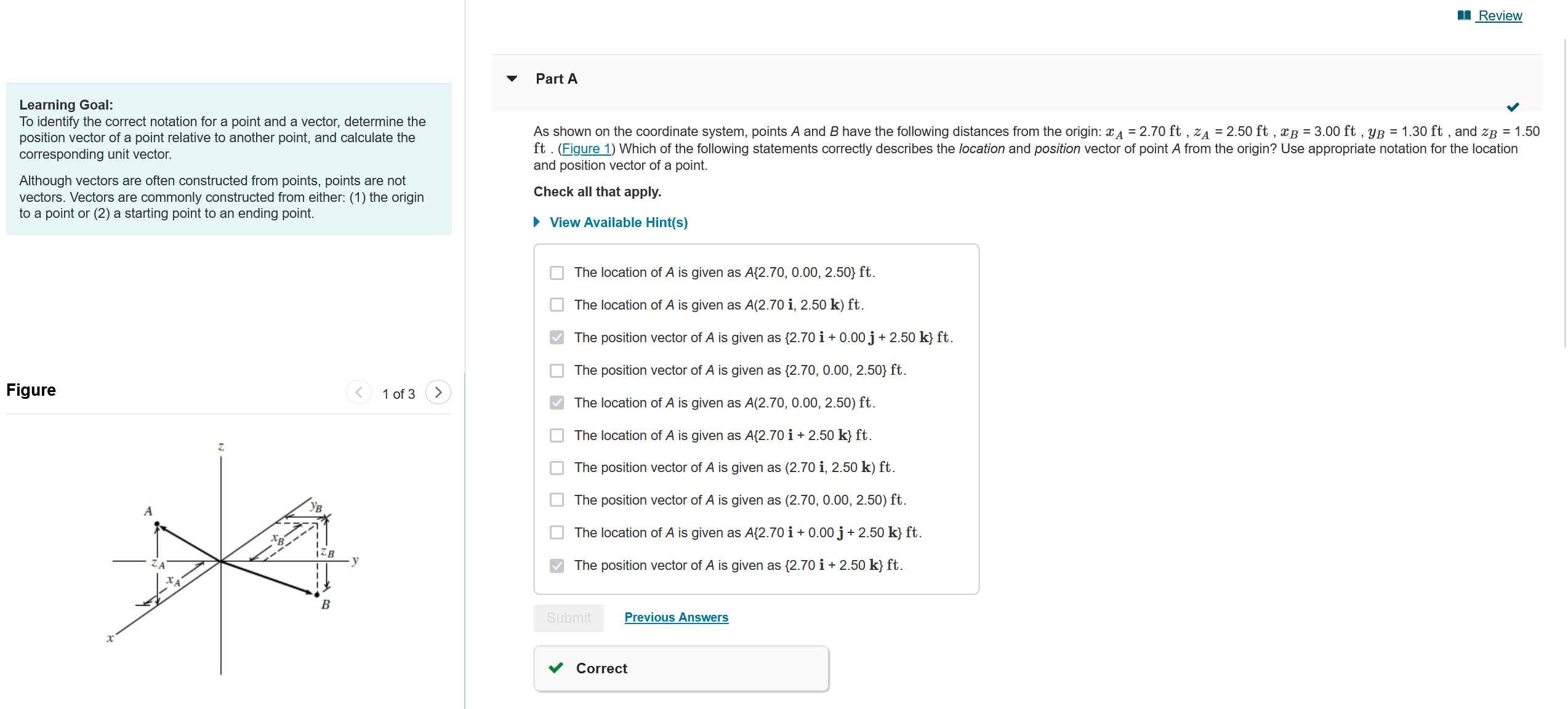 Solved Learning Goal:To ﻿identify the correct notation for a | Chegg.com