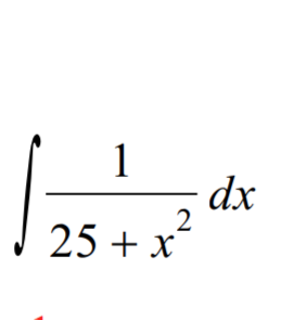 Solved 1 dx 2 25 + x x2 | Chegg.com