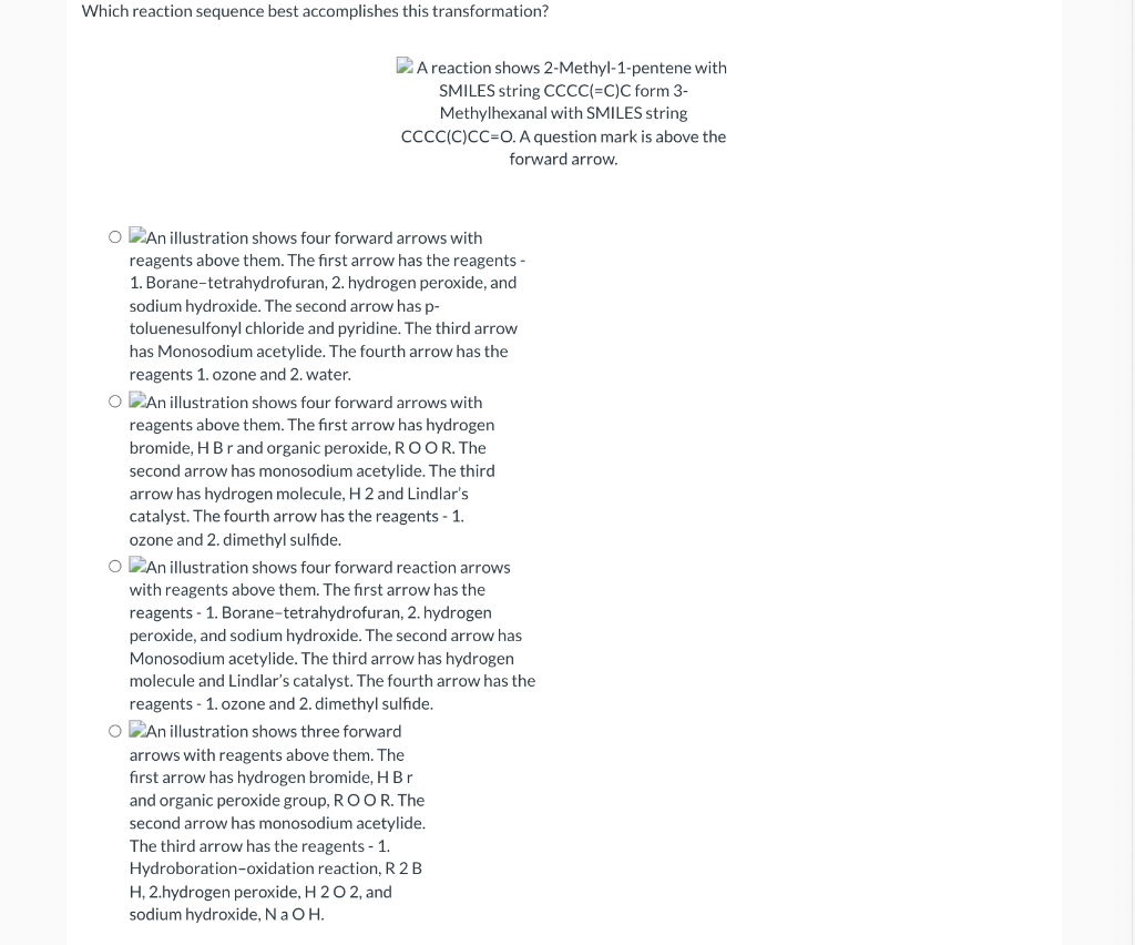 Solved Identify the reagent(s) that can be used to achieve | Chegg.com