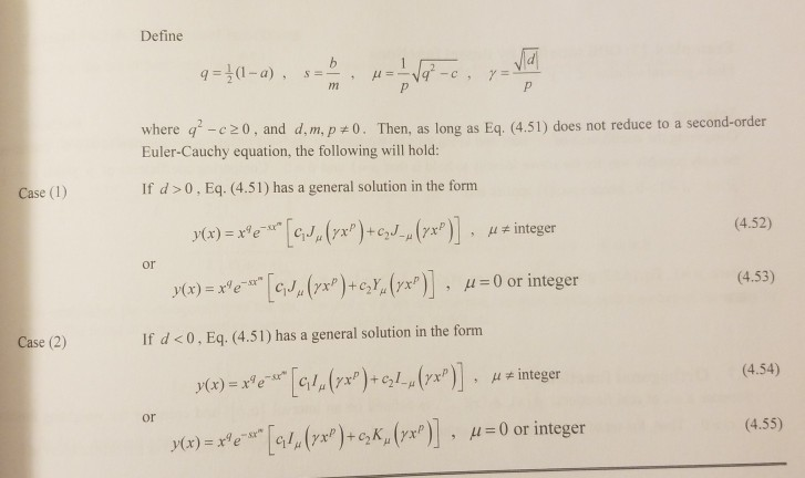Solved Differential equations satisfied by Bessel functions | Chegg.com