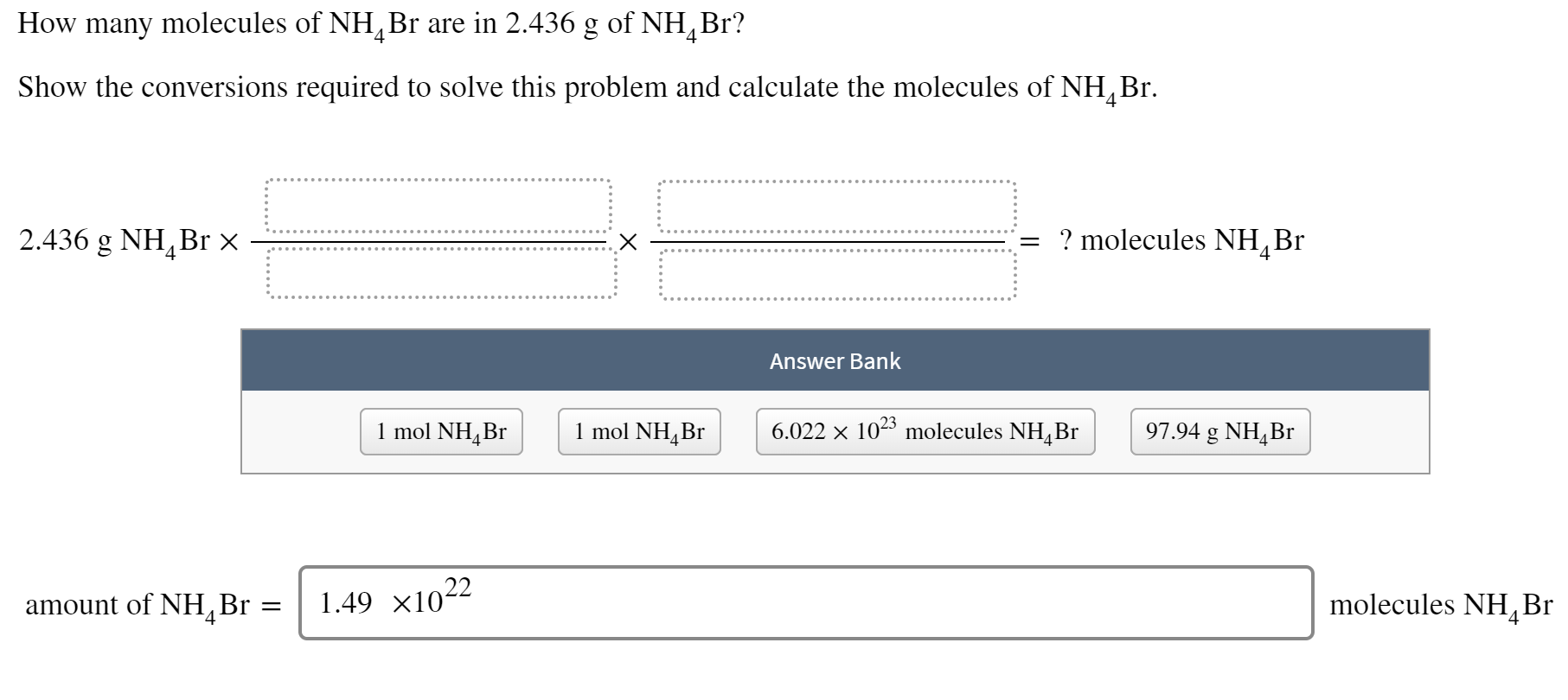 Solved I do not know how to solve this and the amount of | Chegg.com