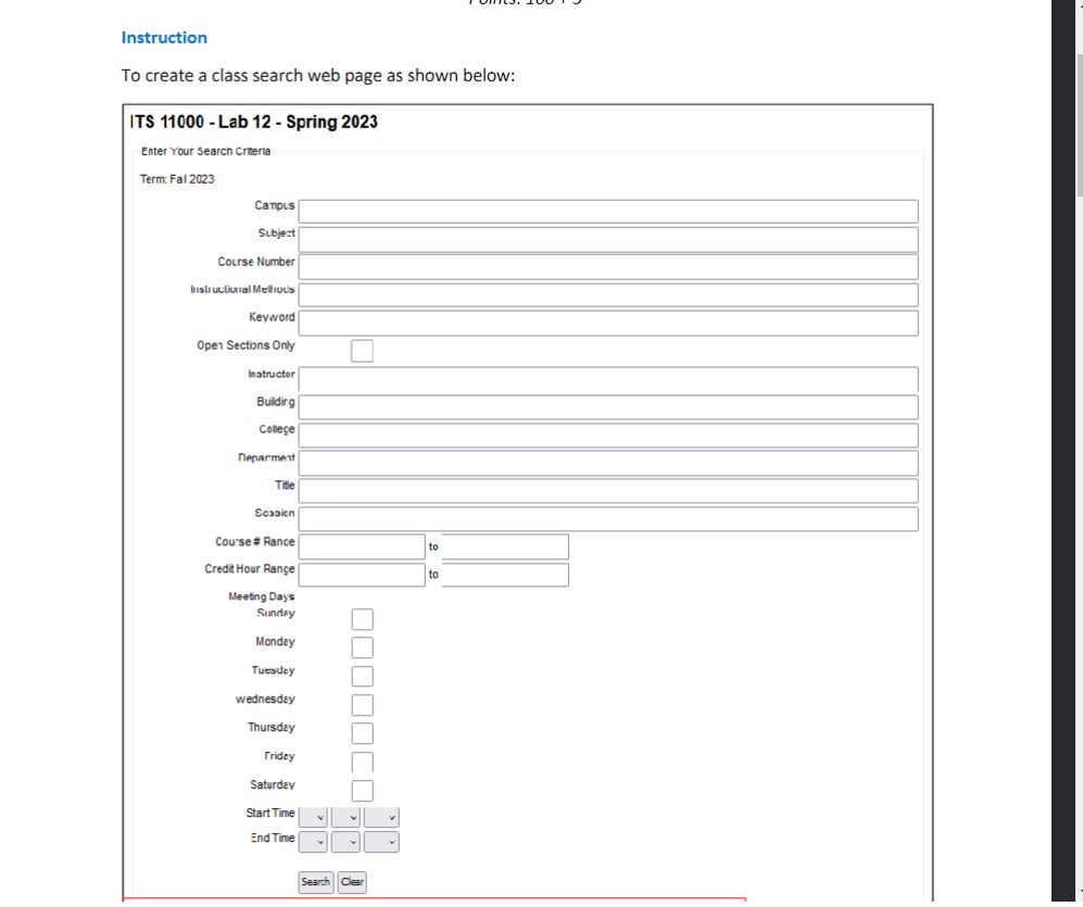 Solved Instruction To C | Chegg.com