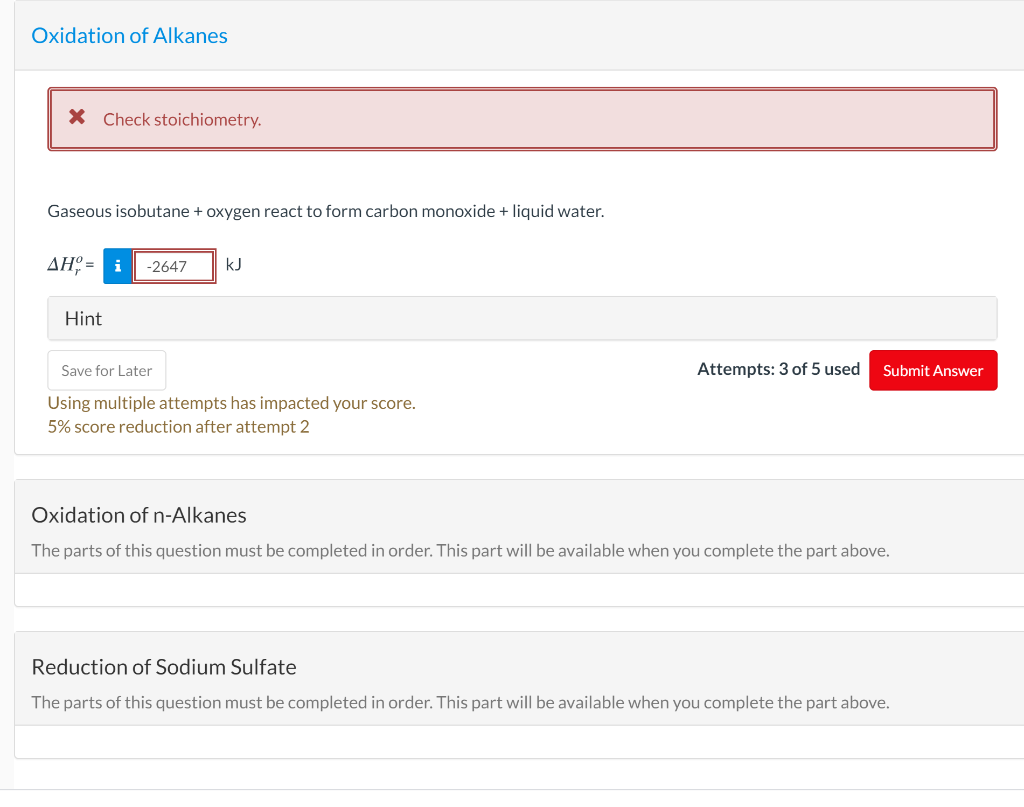 Solved Use tabulated heats of formation to determine the | Chegg.com