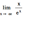 Solved limx→∞xex | Chegg.com
