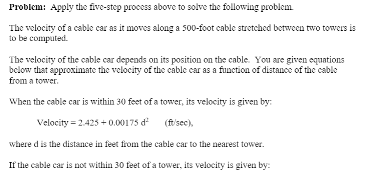 Solved General Problem Solving Model Excel Problem Solving | Chegg.com