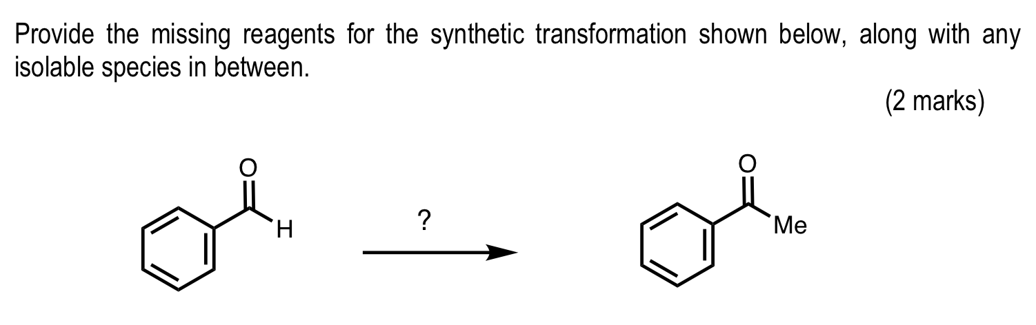 Solved Provide the missing reagents for the synthetic | Chegg.com
