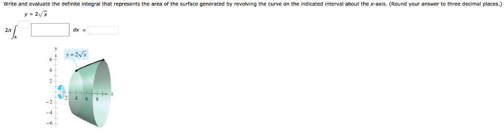Solved Write and evaluate the definite integral that | Chegg.com Solved Write and evaluate the definite integral that | Chegg.com