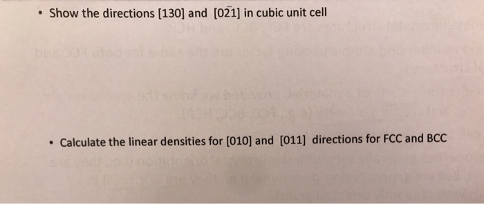 Solved Show the directions [130] and (021] in cubic unit | Chegg.com