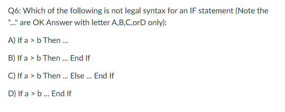 Solved Q5: Functions always return a value at the end of | Chegg.com
